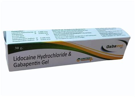 Gabavoc Lidocaine Hydrochloride Gabapentin Gel 30 Gram At ₹ 249 Tube