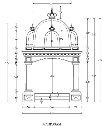 Cad Blocks Mandir At Charles Gilley Blog
