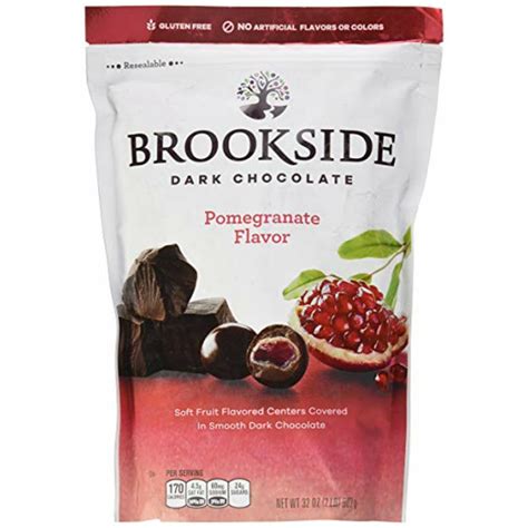 Brookside Dark Chocolate And Pomegranate Flavored Snacking Chocolate