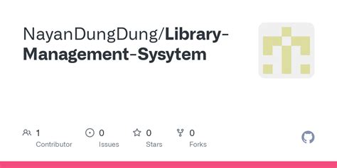 GitHub NayanDungDung Library Management Sysytem