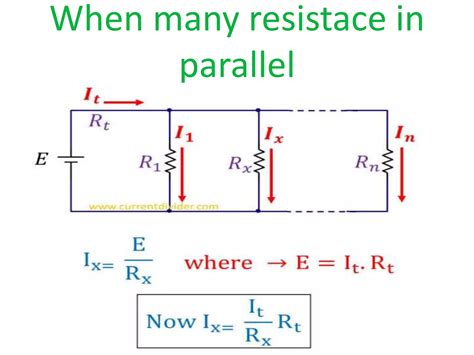 Current Divider Rule Pptx Physics Science