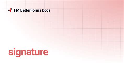 signature fm betterforms