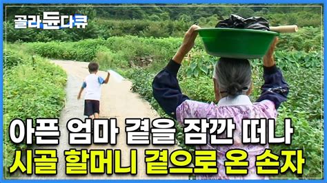 마치 영화 ‘집으로의 실사판│아픈 어머니를 서울에 두고 홀로 할머니가 계신 시골로 내려온 어린 손자│한국기행│골라듄다큐 Youtube