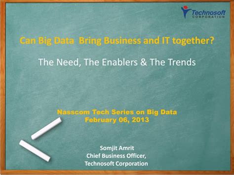 technosoft presentation at nasscom big data event on 06 feb 2013 ppt