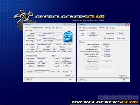 Testing Setup Overclocking Intel Core I Review Page Overclockers Club
