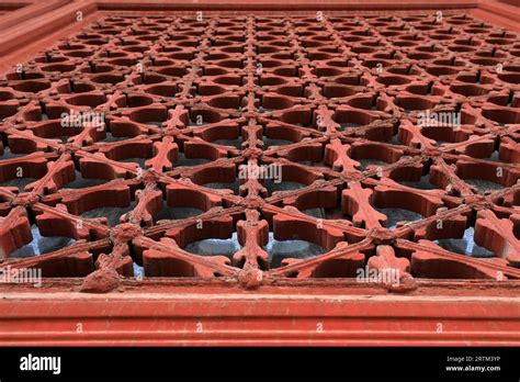 Wooden Window Lattice In The Palace Beijing Stock Photo Alamy