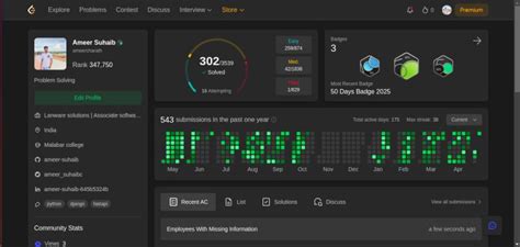 Leetcode Dsa Codingjourney 1yearofcode Consistency Programming