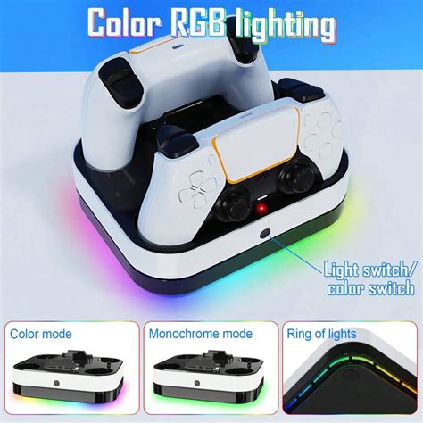 P5 Controller Charging Station Compatible With Dualsense Edge