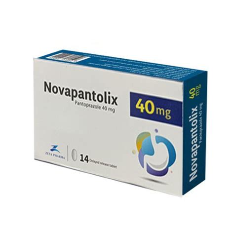 Novapantolix 40mg 14 Delayed Release Tab Egypt