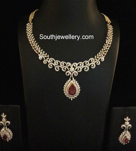 Diamond Necklace Jewelry Design Ideas