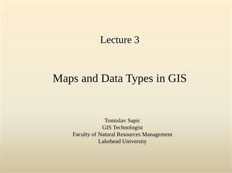Pdf Maps And Data Types In Gis Dokumen Tips