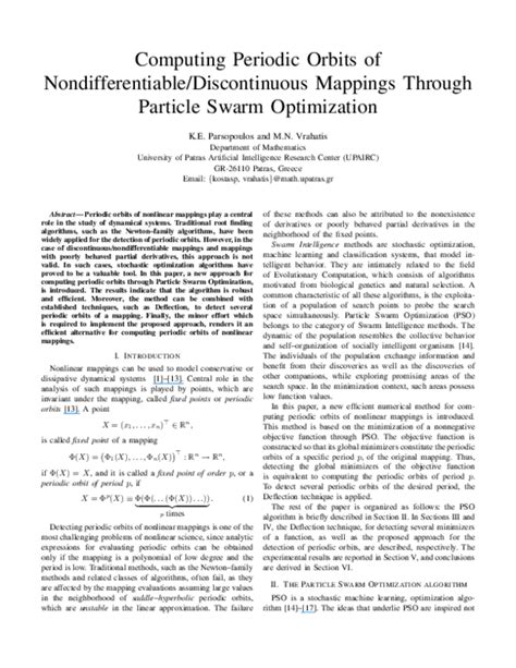 Pdf Tracing Periodic Orbits In 3d Galactic Potentials By The Particle