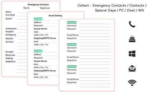 Password Book With Alphabetical Tabs Upugo Internet Address And