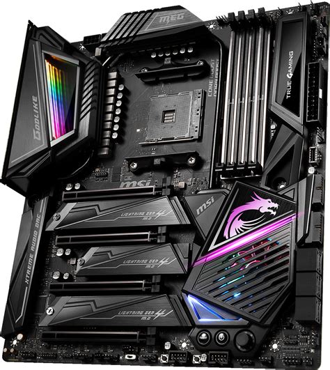 MSI MEG X570 ACE WiFi Motherboard AMD AM4 DDR4 PCIe SATA 6Gb S USB Gen 2 AX Wi Fi 6 LAN