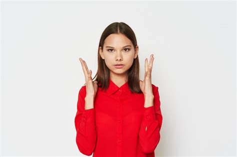 Mujer Joven Estresada Foto Premium