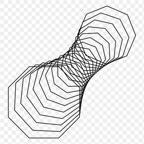 Wireframe Shape Png Sticker Transparent Premium PNG Rawpixel