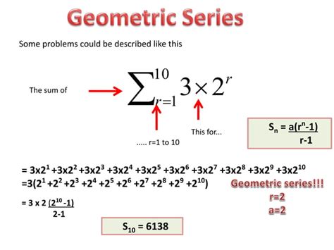 Geometric Sequence And Series Patternspptx