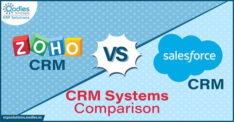 Zoho Vs Salesforce Crm Systems Comparison Erp Solutions Oodles