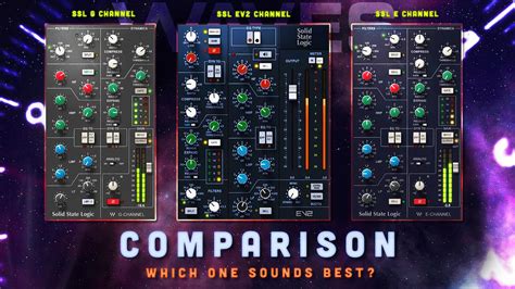 COMPARISON Waves SSL Channel Strip E G EV Can You Hear The Difference YouTube