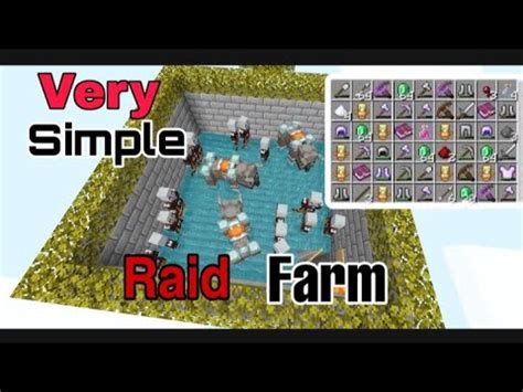 How to make simple raid farm in minecraft 1.18!! easy raid farm!! easiest farm!! - YouTube