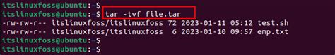 How To View The Content Of A Tar File Its Linux FOSS