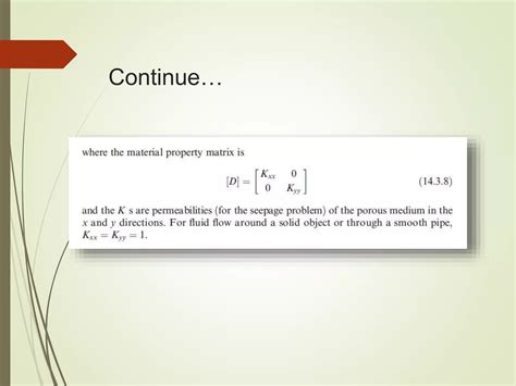 Ch 14 Fluid Flow Through Porous Media Pptx Physics Science
