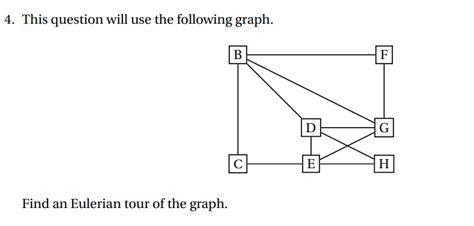 Solved 4 This Question Will Use The Following Graph Find
