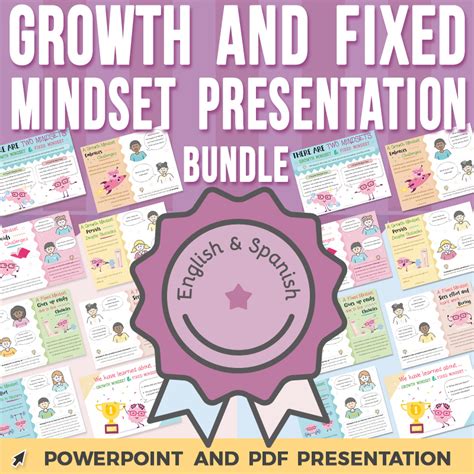 Growth Mindset And Fixed Mindset PowerPoint Presentation BUNDLE Made By Teachers