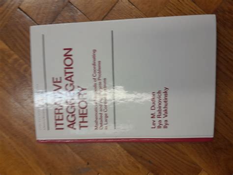 Lev M Dudkin Iterative Aggregation Theory 76867933