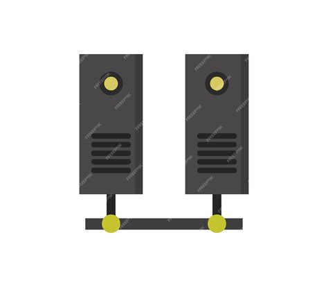 premium vector server