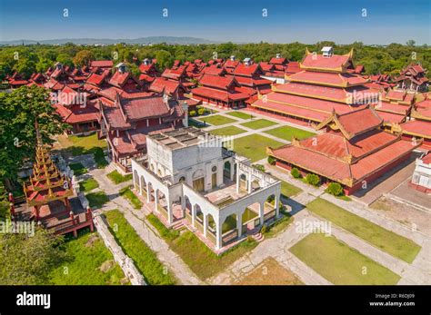 The Mandalay Palace Located In Mandalay Myanmar Is The Last Royal