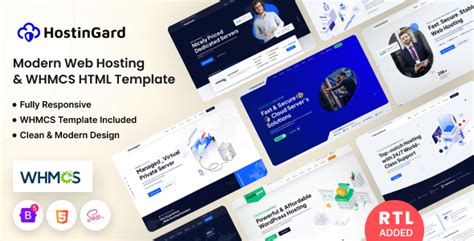 Hostingard Web Hosting HTML Template With WHMCS By ThemeTags ThemeForest