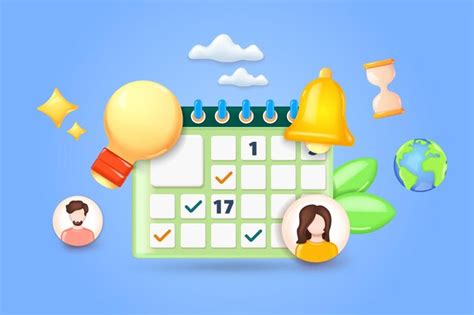 무료로 다운로드 가능한 달력 체크 3d 벡터 And 일러스트 Freepik