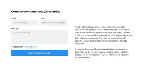 Preencha Os Campos Do Formulário Modelo Html Por Nicepage