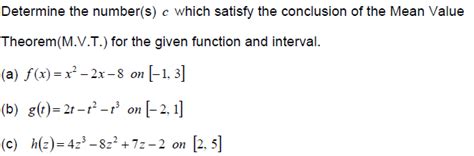 Solved Determine The Number S C Which Satisfy The Chegg