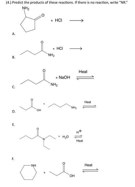 Solved HCl A B C D E F Chegg