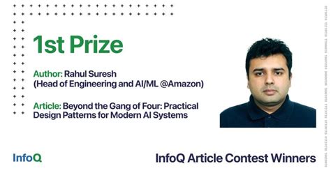 🙌 Congratulations To Rahul Suresh Who Won The 1st Prize In The Infoqarticlecontest For His