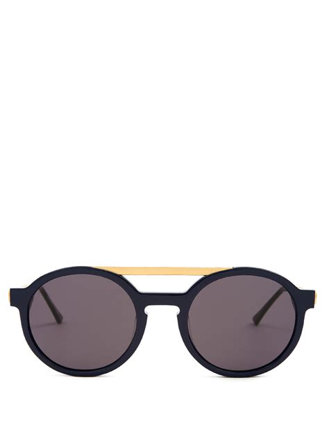 X Dr Woo Round Frame Sunglasses Thierry Lasry Matchesfashion Com Round Frame Sunglasses