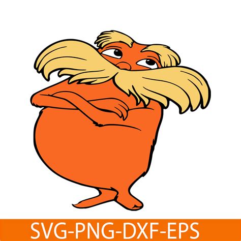 Lorax Character Svg Dr Seuss Svg Dr Seuss The Lorax Svg Inspire