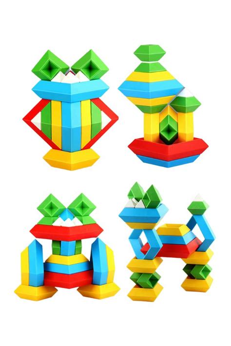 Pyramid Stack Building Blocks Montessori Australia