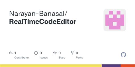Github Narayan Banasal Realtimecodeeditor