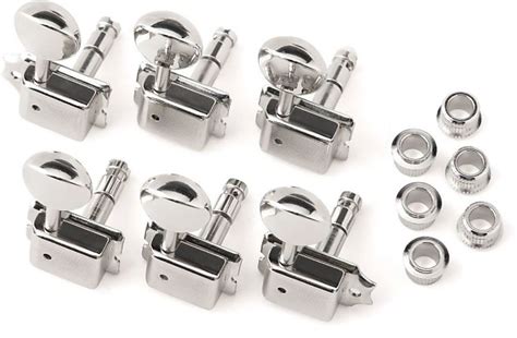 New Vintage Gotoh Fender Strat Tele 6 In Line Locking Tuners Reverb