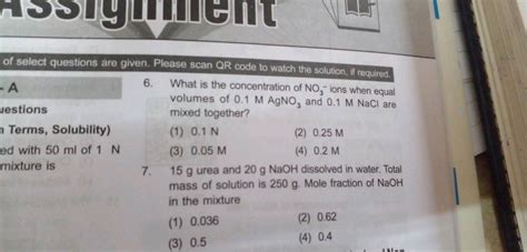 of select questions are given please scan qr code to watch the solution