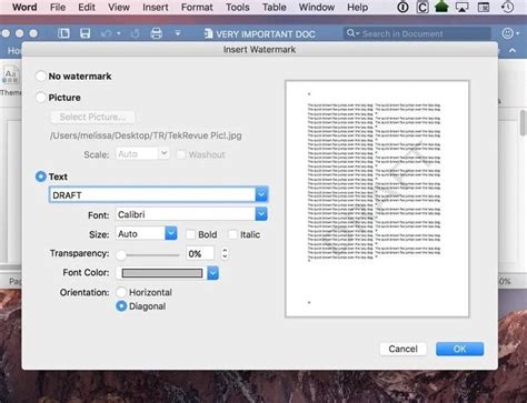 Unlocking The Power Of Draft Watermarks In Microsoft Word A Comprehensive Guide Enjoytechlife