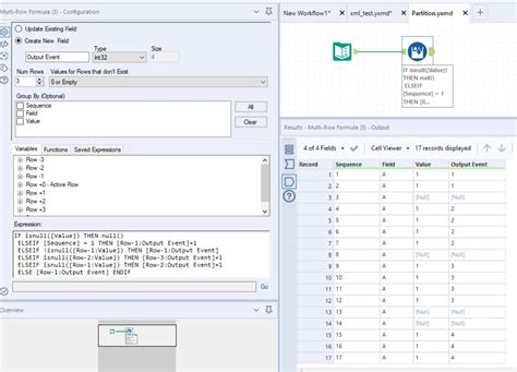 Solved Partition By Event A Logical Set Of Values Alteryx Community