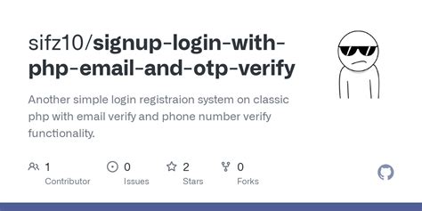 Signup Login With Php Email And Otp Verify Verify Php At Master Sifz Signup Login With Php