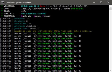 Wildrig Multi 0120 Beta More Algorithms And Hashrate