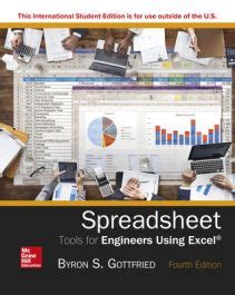Spreadsheet Tools For Engineers Using Excel ISE