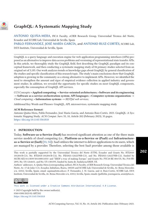 Pdf Graphql A Systematic Mapping Study