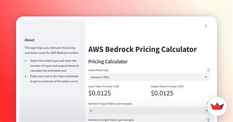 Aws Bedrock Pricing Calculator